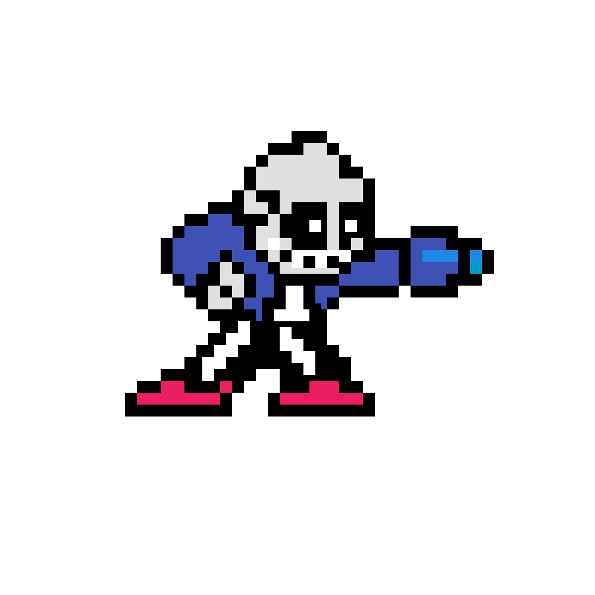 Pixilart - Sans MegaMan Sprite by KawaiiMushroom