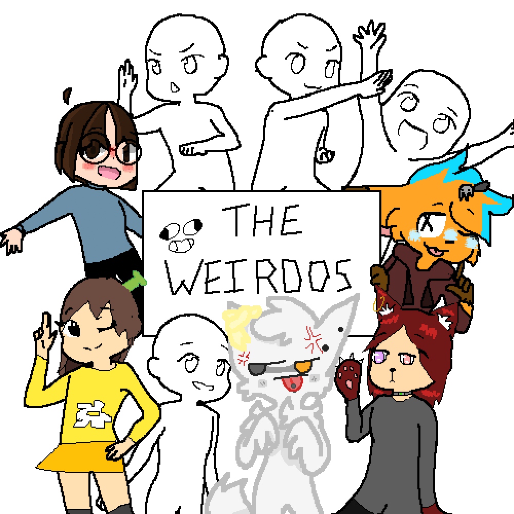 Pixilart - The weirdo Collab by Ice-Bell