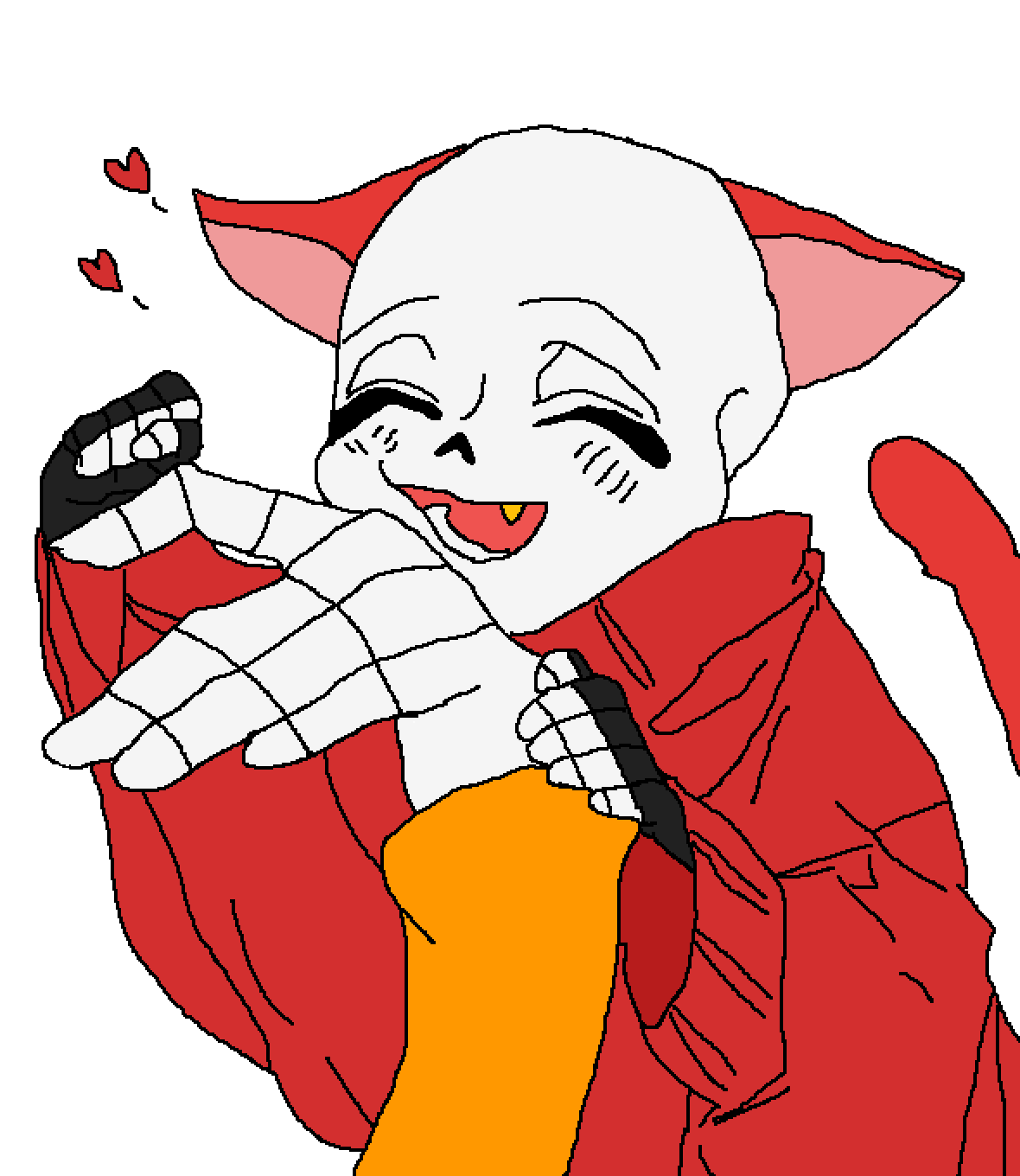 Pixilart - swap pap x neko fell sans by AnimeWeeb2021