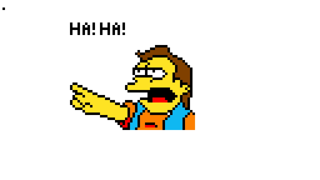 Pixilart - Nelson from the simpson by NikkiRat
