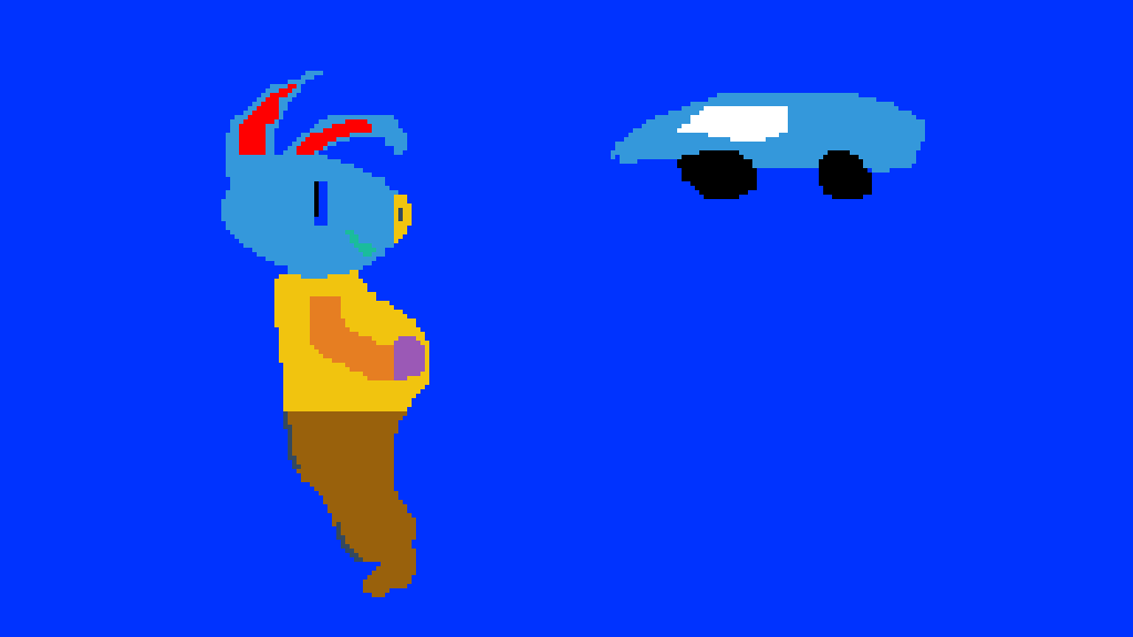 Pixilart - fat kangaroo genie by Anonymous