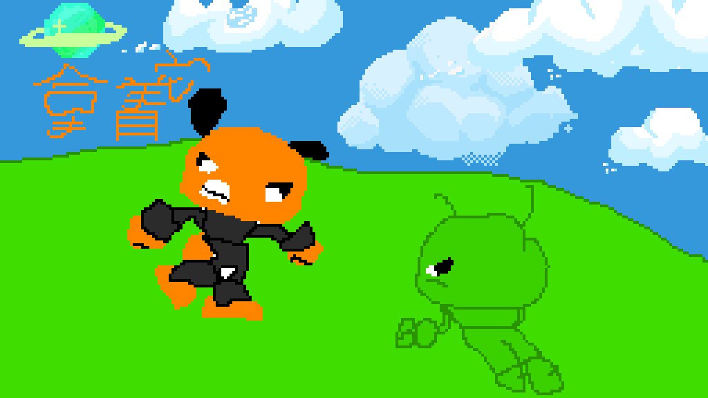 Pixilart - Bug Bots epic battle by Silk-Moth