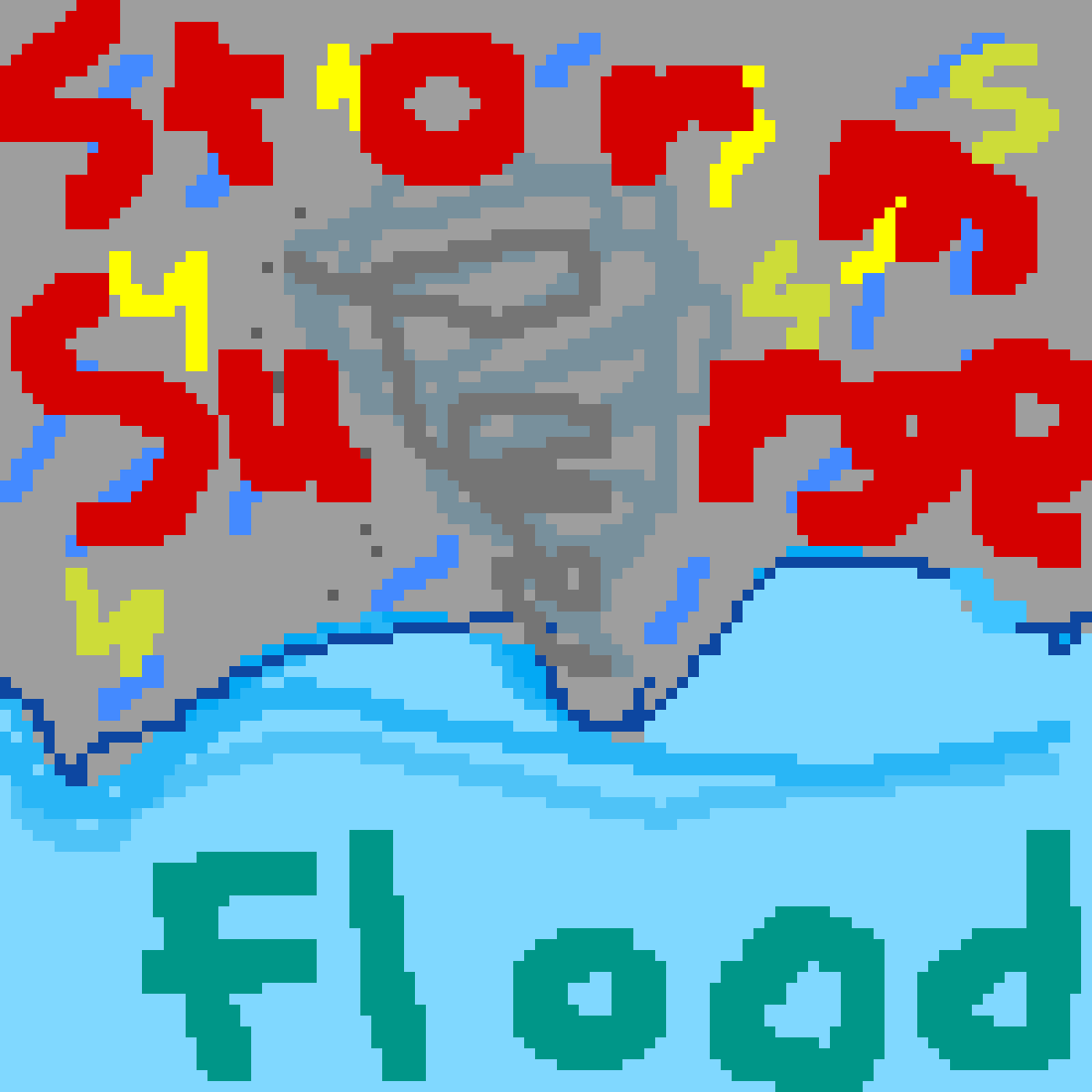 Editing Storm surge flood - Free online pixel art drawing tool - Pixilart