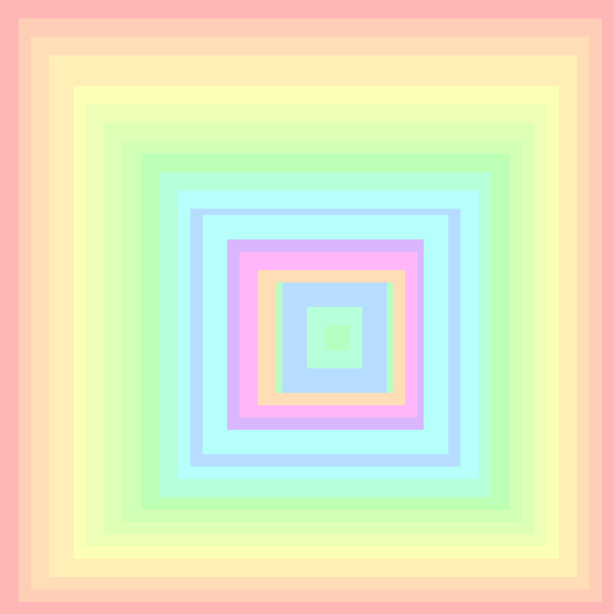 Pixilart - Pastel Rainbow Design by moonflower16