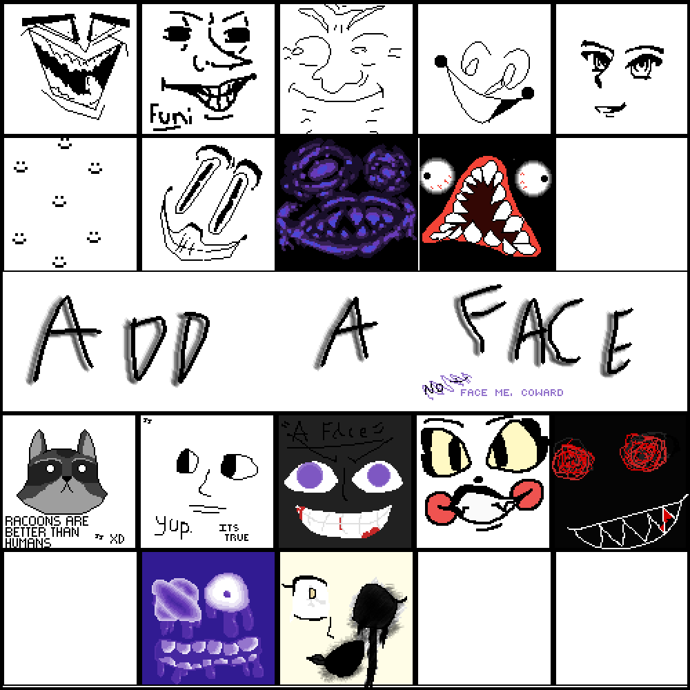 Editing Add a face - Free online pixel art drawing tool - Pixilart