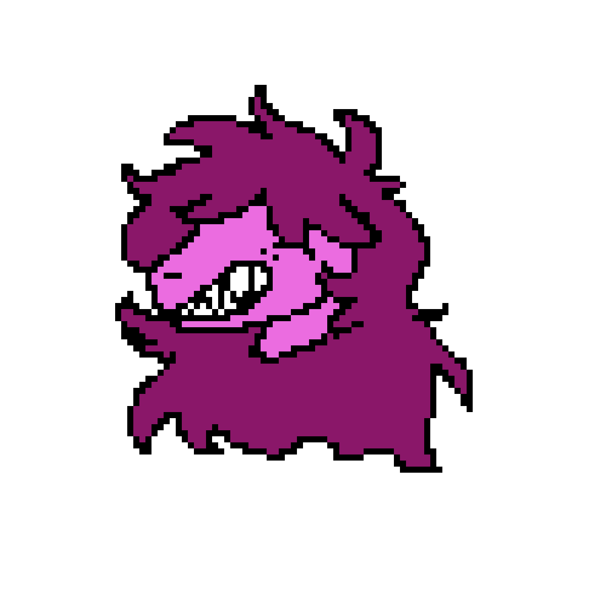 Pixilart - Susie deltarune by DsnniOpVb9bZGiS