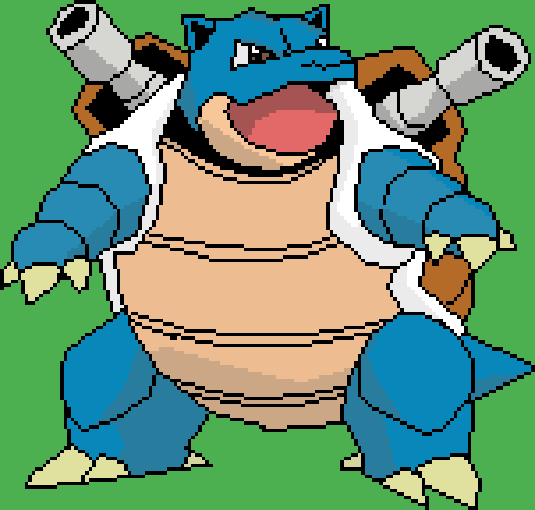 Pixilart - Blastoise by Turtles