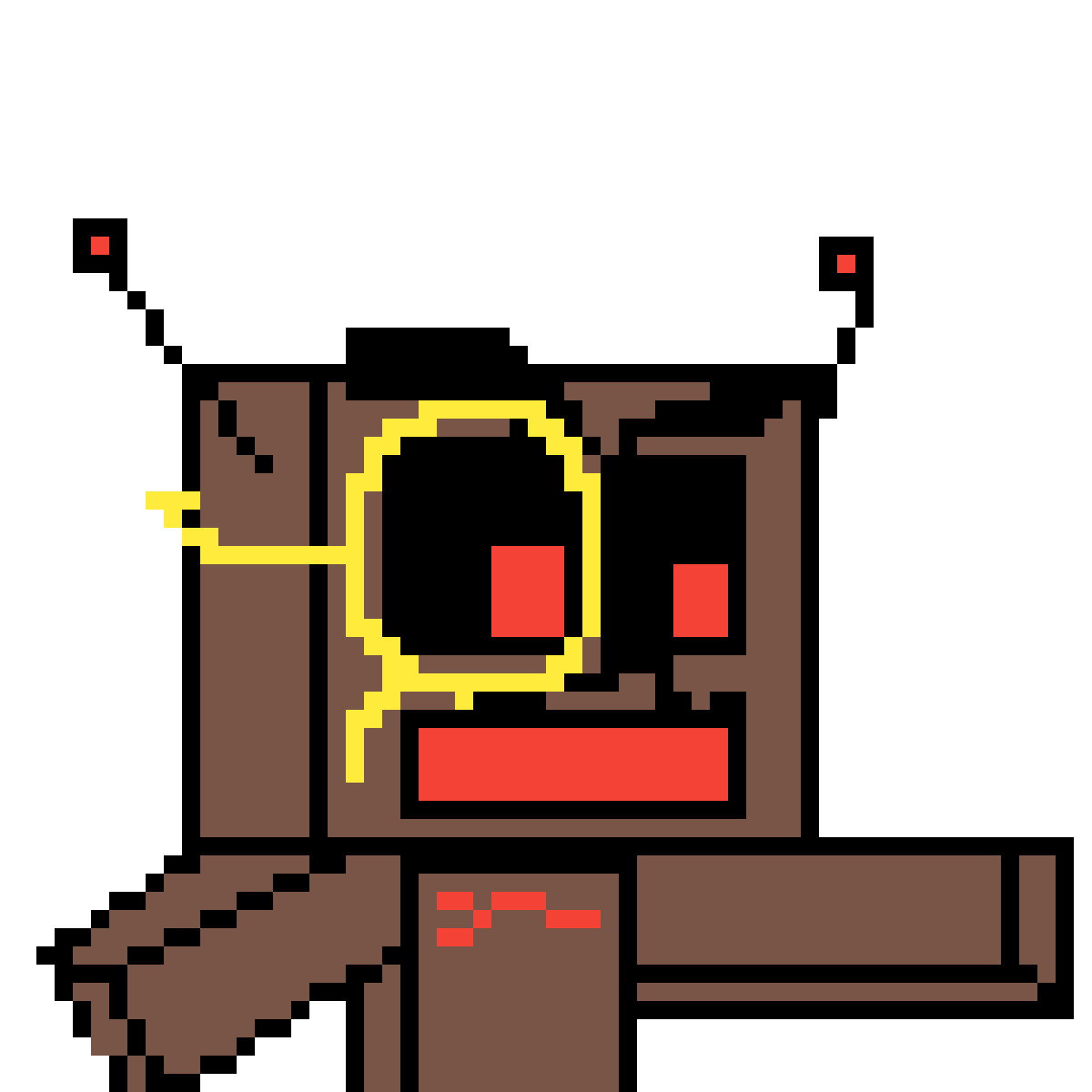 Editing evil cardboard robot - Free online pixel art drawing tool ...