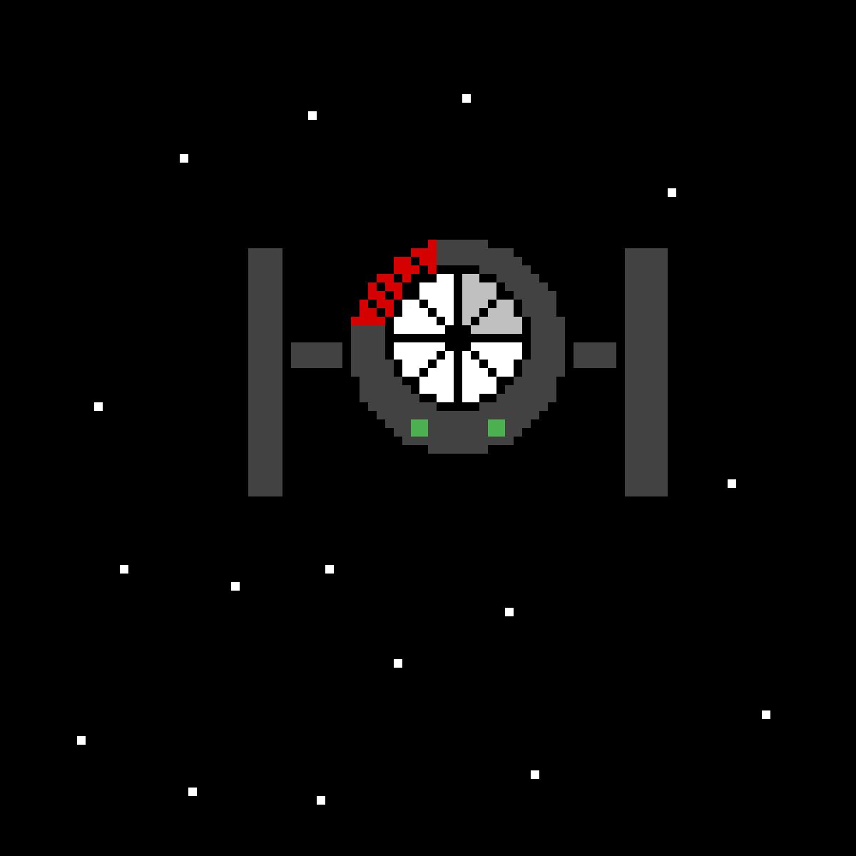 Pixilart - Tie fighter by Alancakeguy