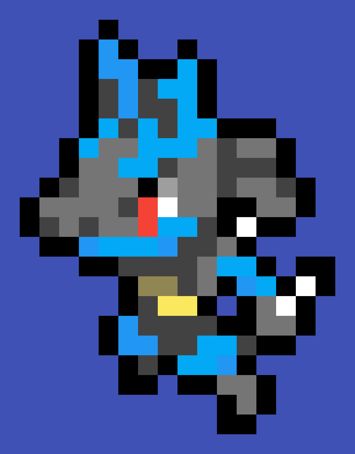 Pixilart - Lucario by AJG676