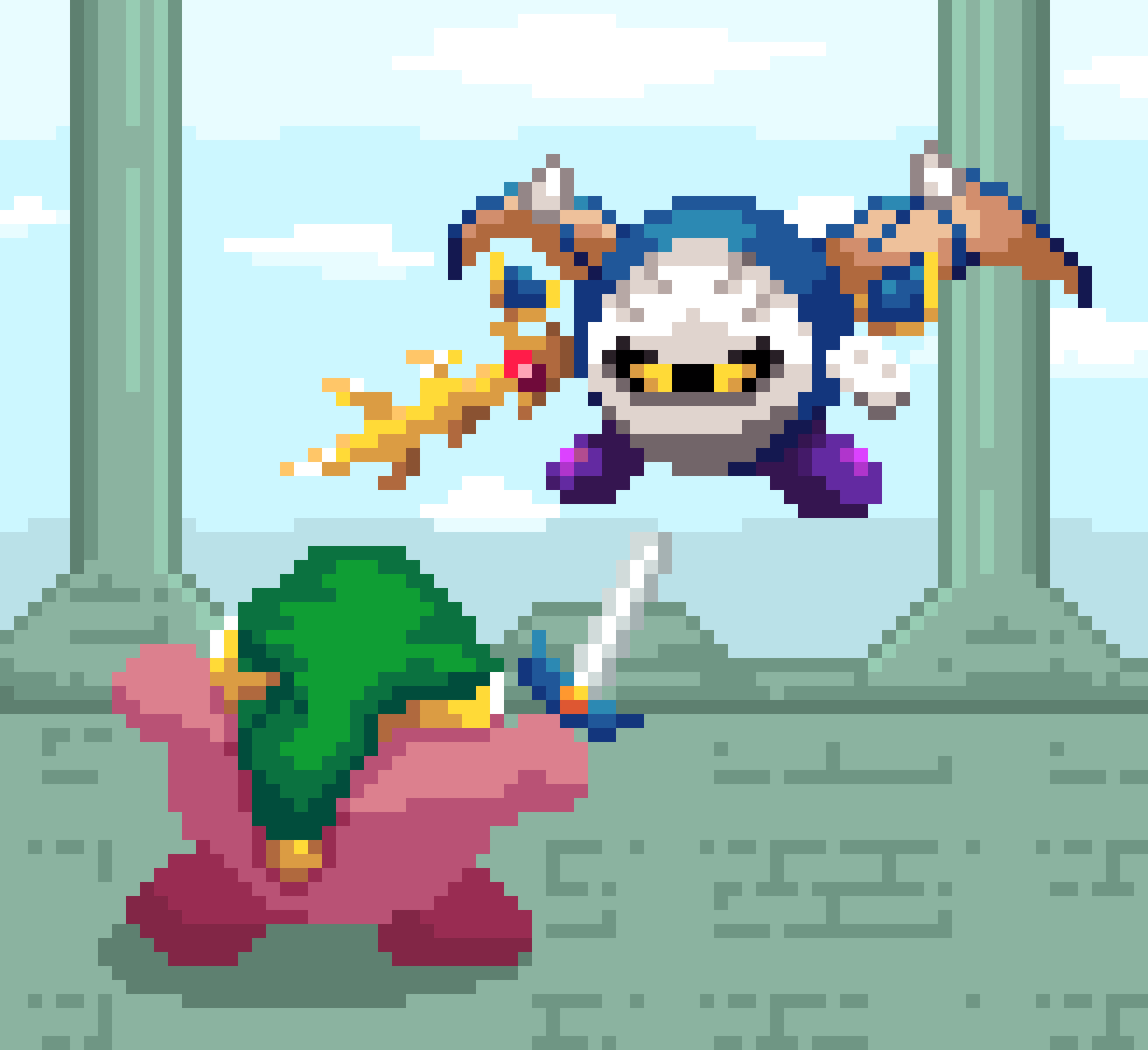 Pixilart - Metaknight by Banzkuz