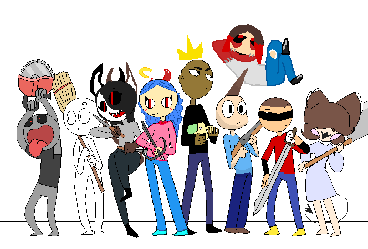 Editing Get ready to fight - Free online pixel art drawing tool - Pixilart