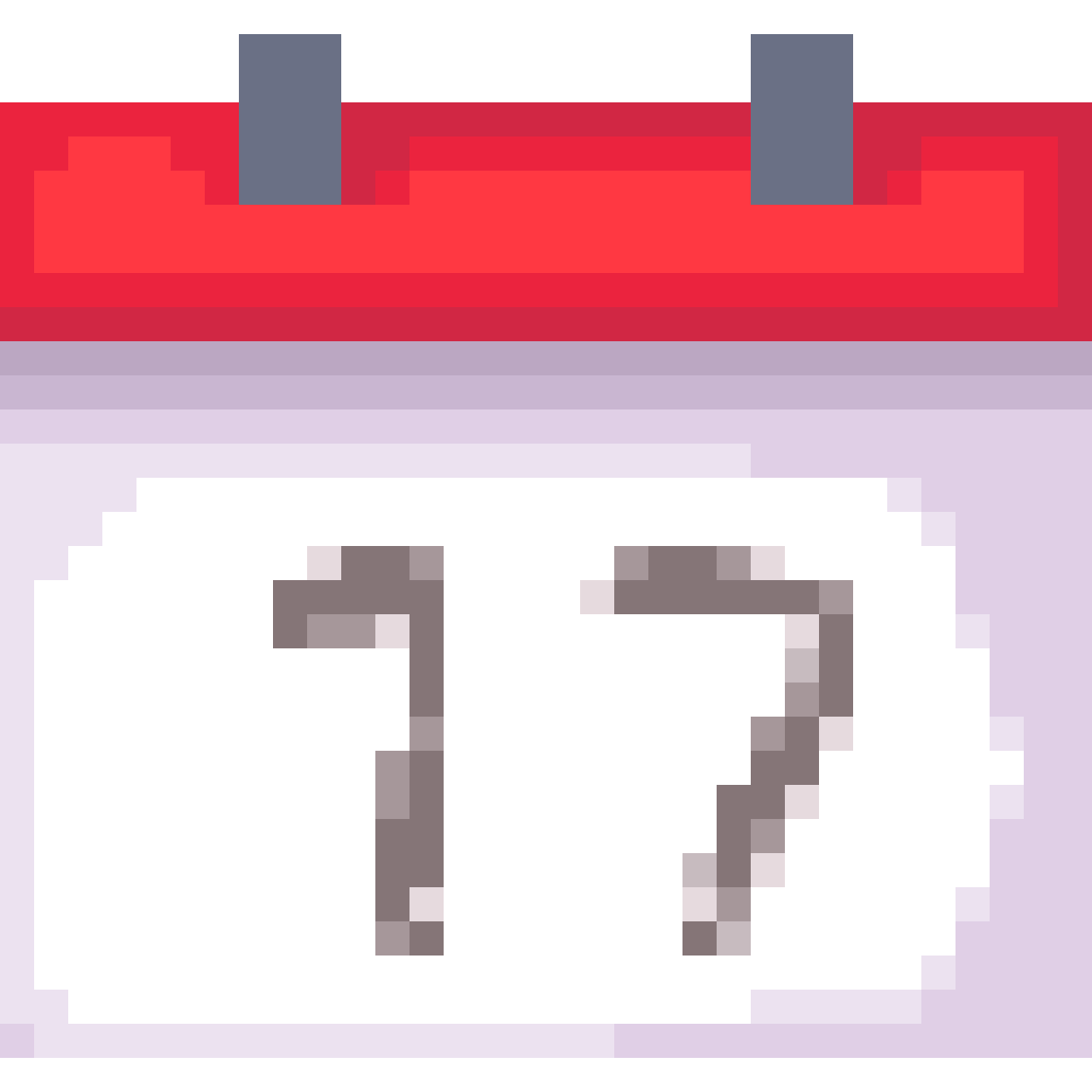 Pixilart - Calendar 32x32 by Little30Flames