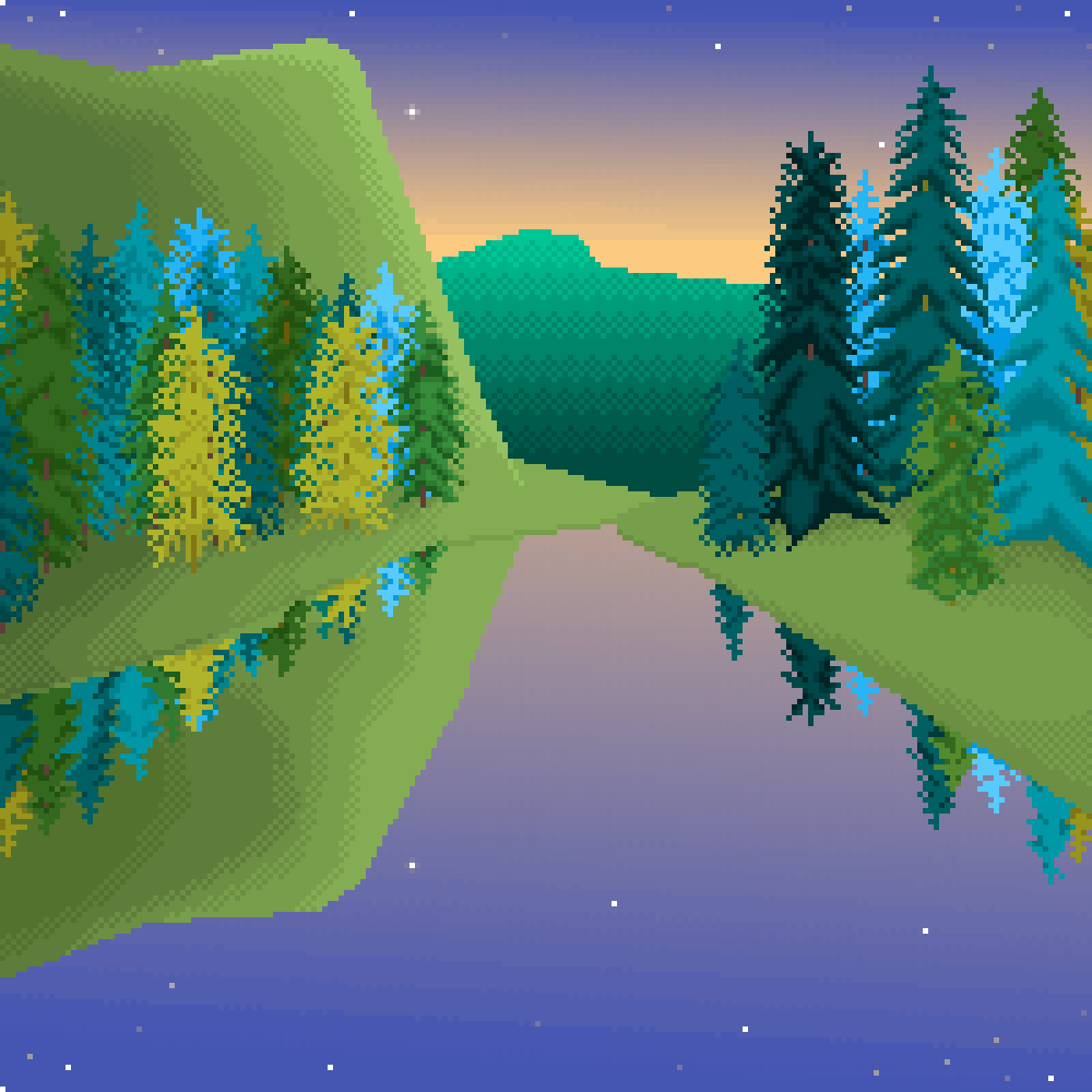 Pixilart - an ordinary landscape by alinpyrus