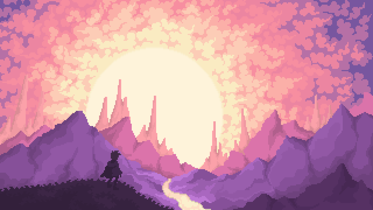 Pixel Landscape Gif