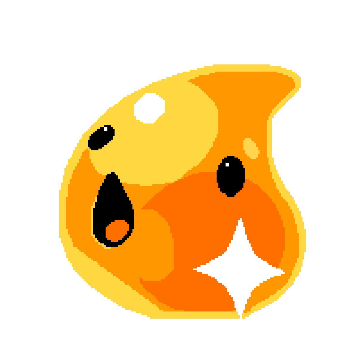 Pixilart - GOLD SLIME! by NEASH