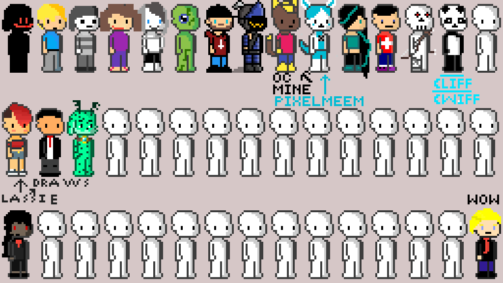 Pixilart - Put your Character here by aJack-A-Lopey