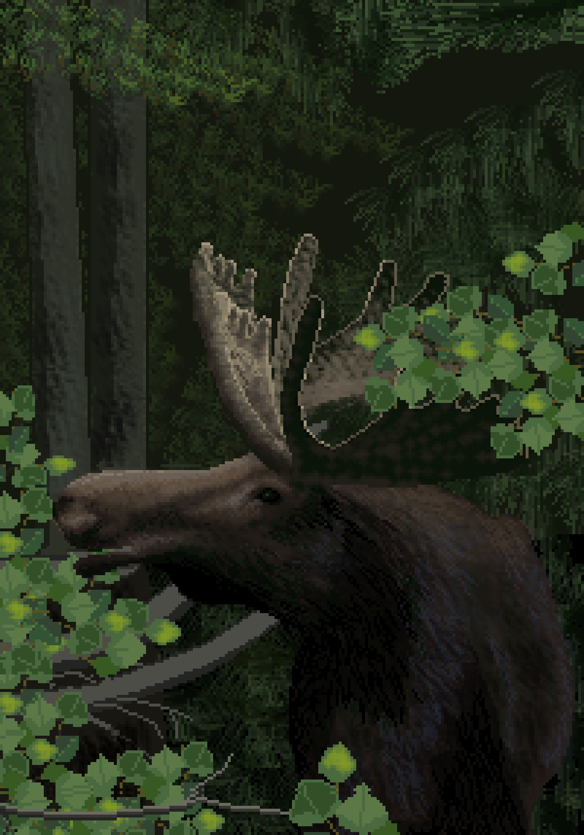 Pixilart - Moose by Biology-nerd