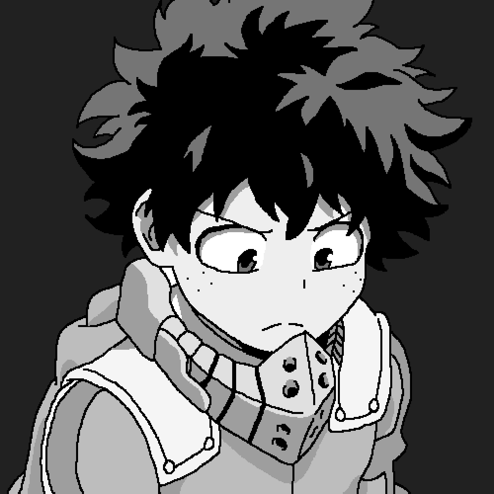Pixilart - Deku base by What-a-good-day