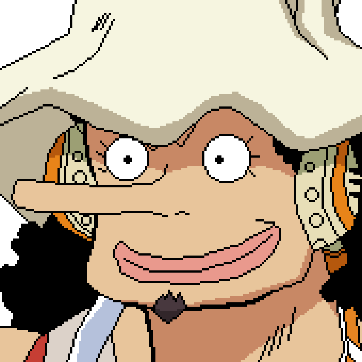 Editing Usopp - Free online pixel art drawing tool - Pixilart