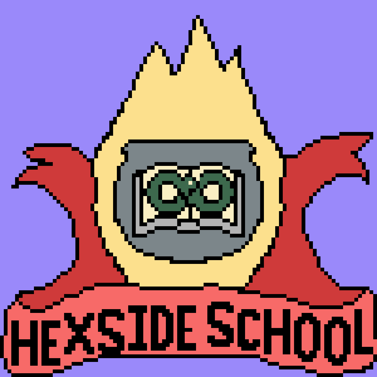 Pixilart - Hexside School logo by HoLyHaDeSux2suc