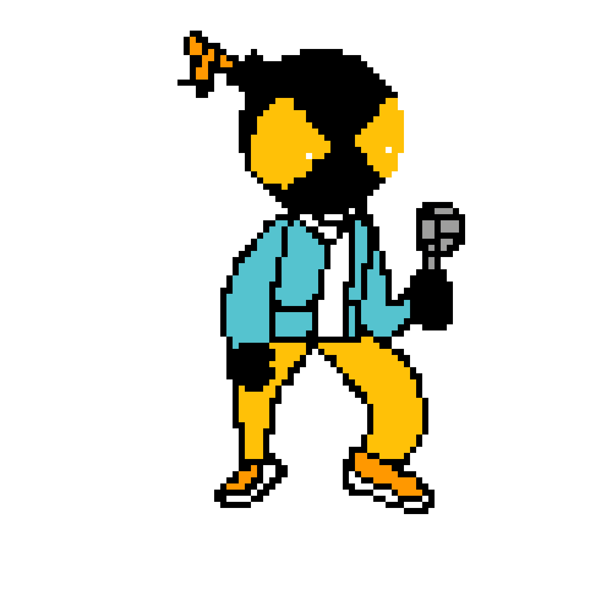 Pixilart - fnf whitty by RafaStudios2025