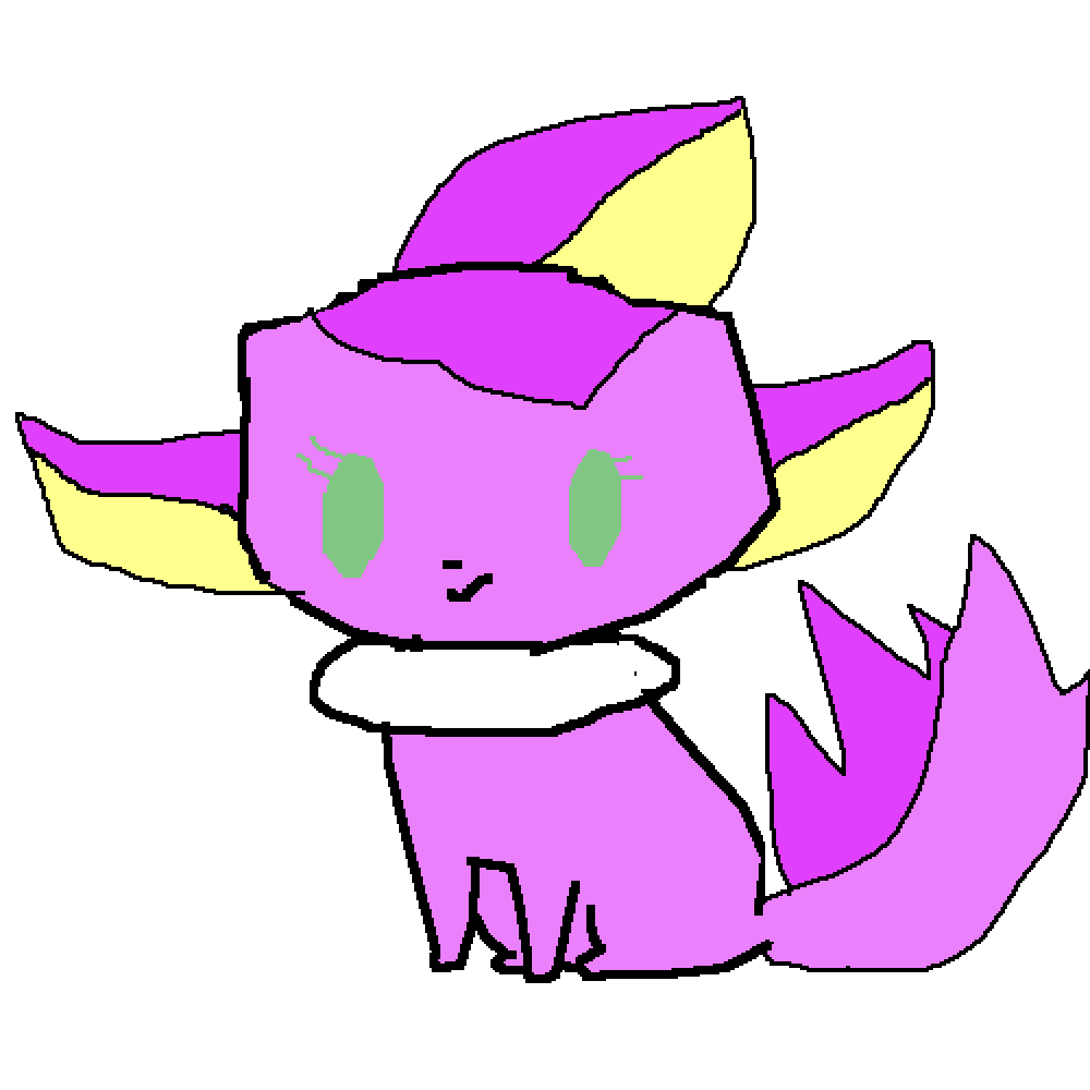 Editing Shiny Vaporeon cat base - Free online pixel art drawing tool ...