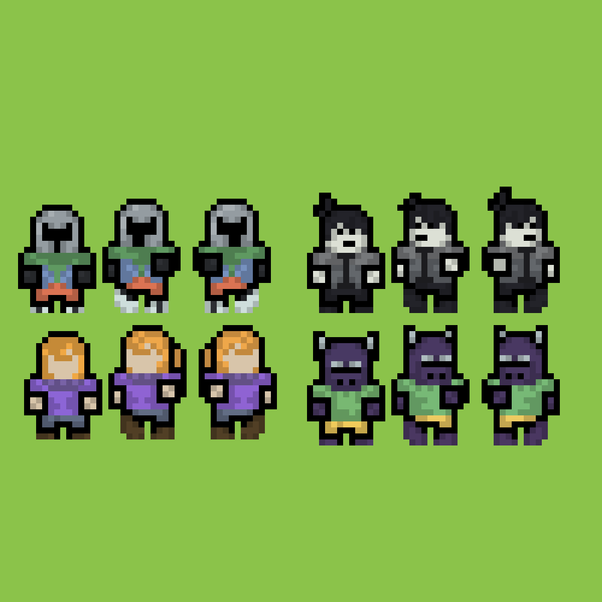 Pixilart - walking sprites by Cheesrandomart