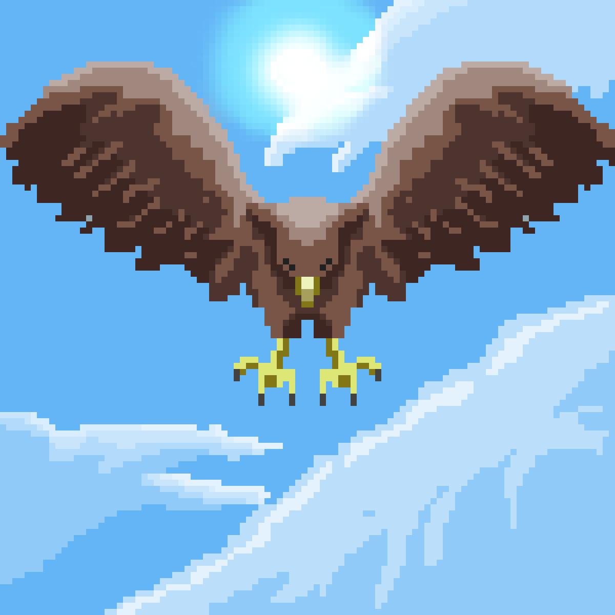 Pixilart - hawk by 7omospixel