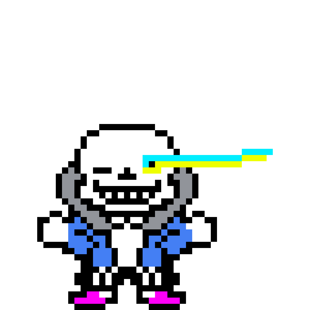 Pixilart - bad time sans by Steelthyshovel