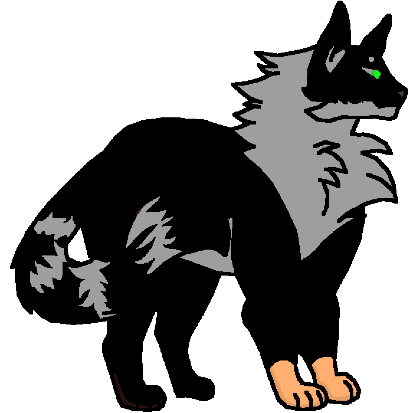 Editing it's my wolf UwU - Free online pixel art drawing tool - Pixilart