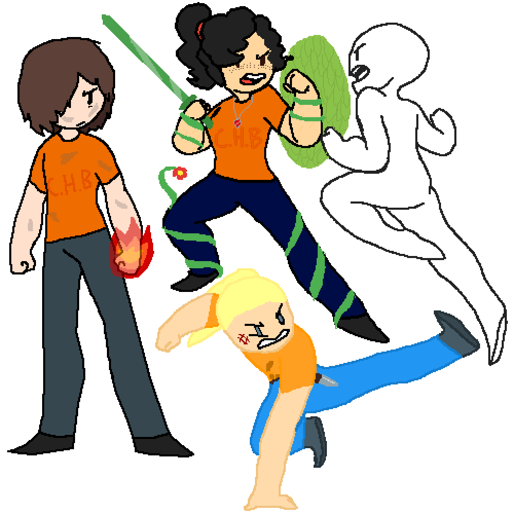 Pixilart - camp jupiter v camp half blood by chbweirdohere