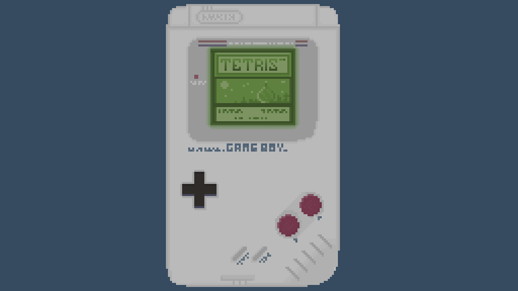 Pixilart - Gameboy-Tetris Animation by Magik