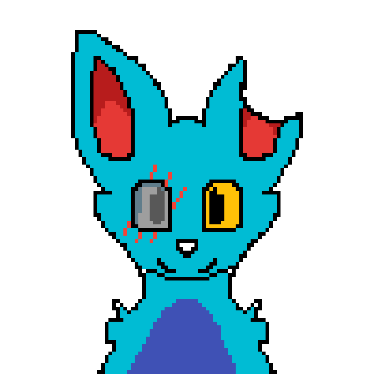 Pixilart - Aquaclaw by CoreyDehCatFish