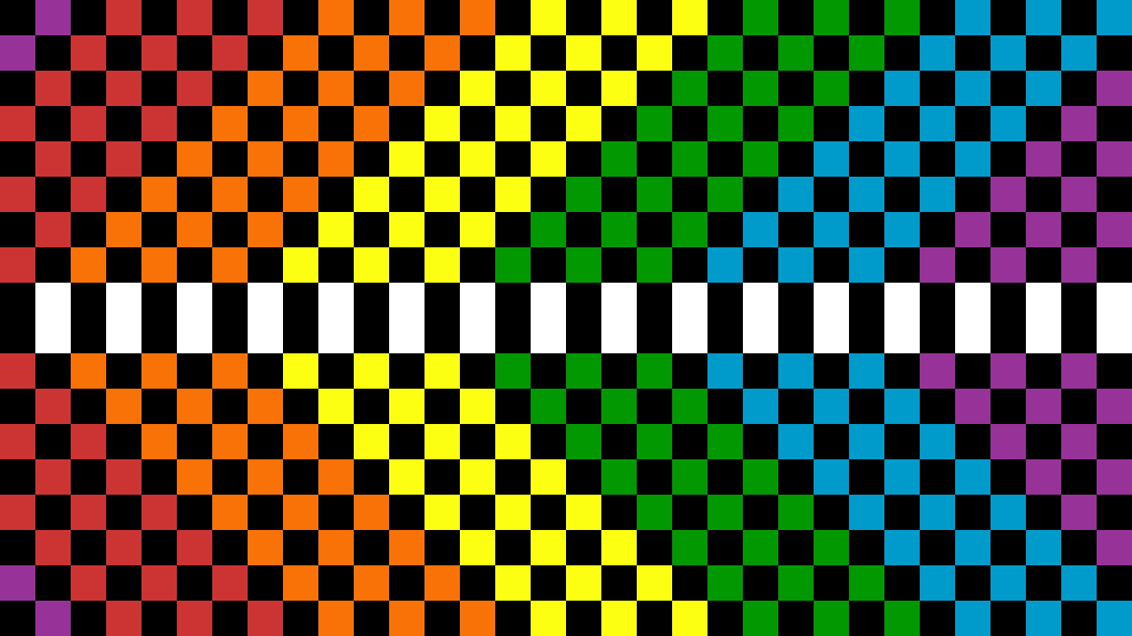 Editing Checker rainbow - Free online pixel art drawing tool - Pixilart