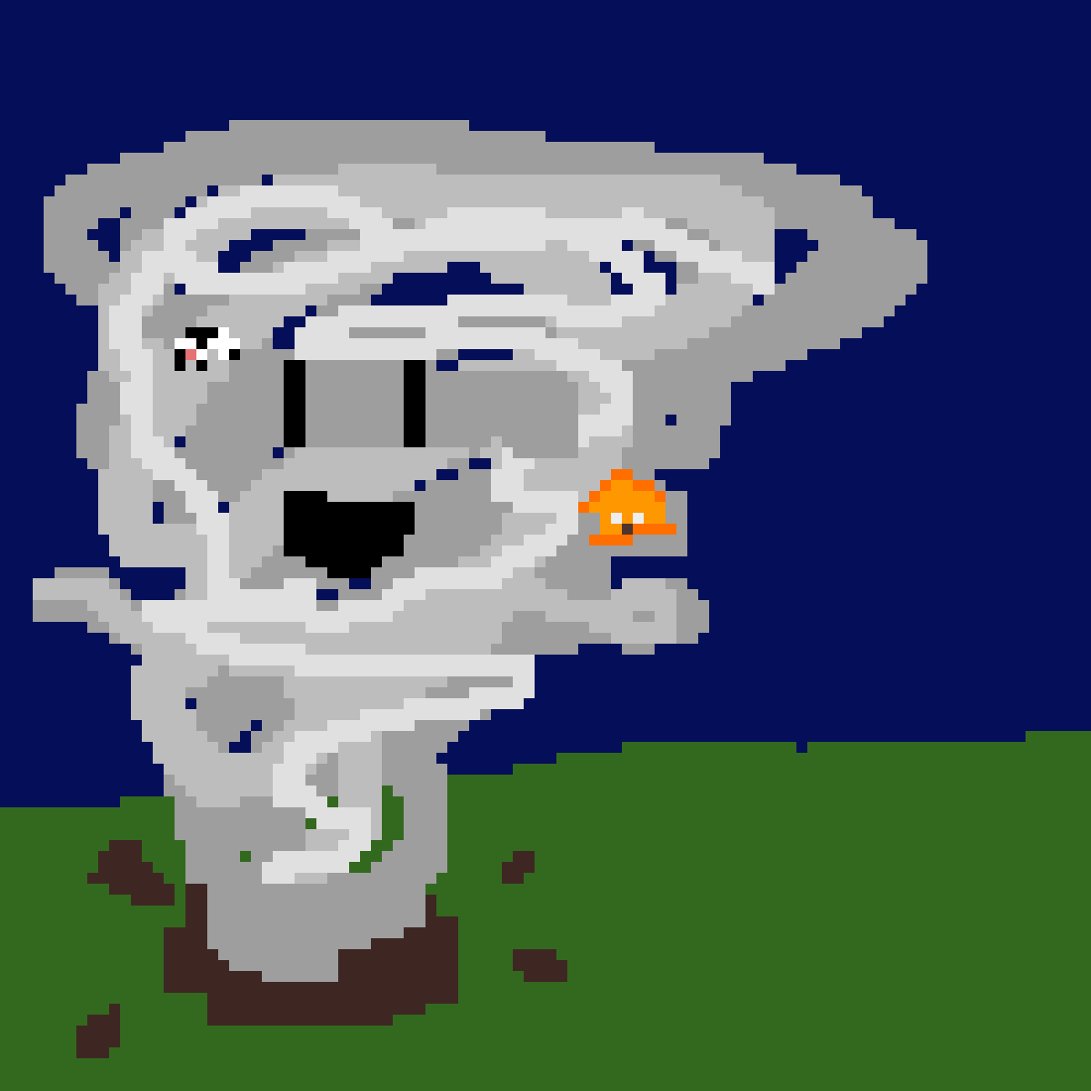 Pixilart - tornado, twisty returns's OC by bloopblepp