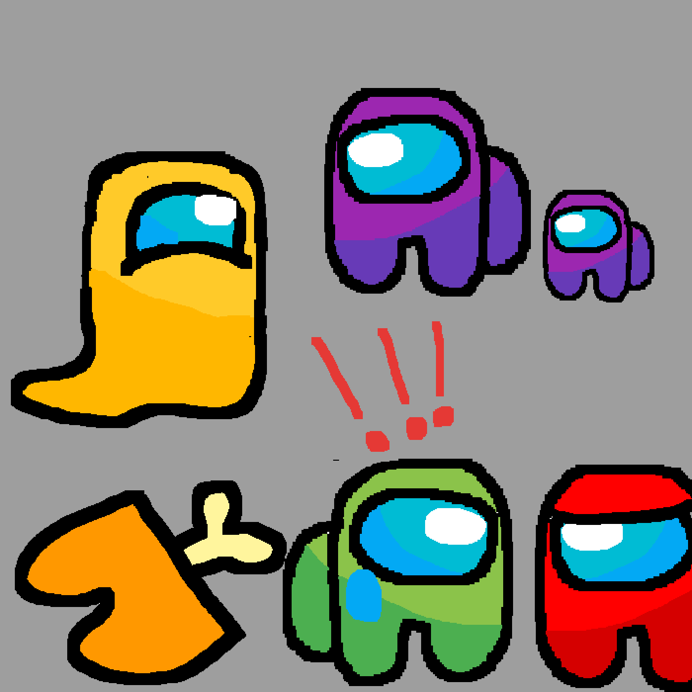 Pixilart - Among Us Scene 5 by Makkusu