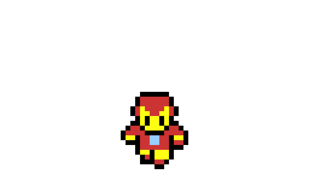Editing Iron Man - Free online pixel art drawing tool - Pixilart