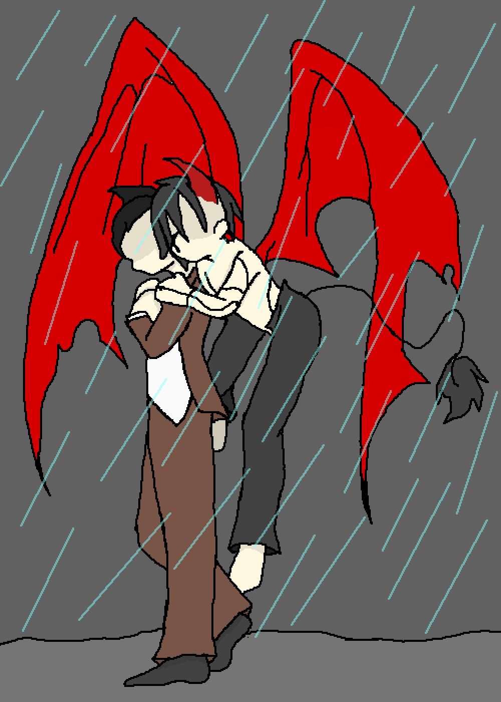 Pixilart - Guardian Demon by Whiteinkdemon72