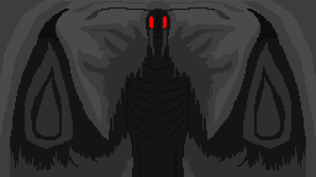 Pixilart - Mothman by EmeraldSerpent