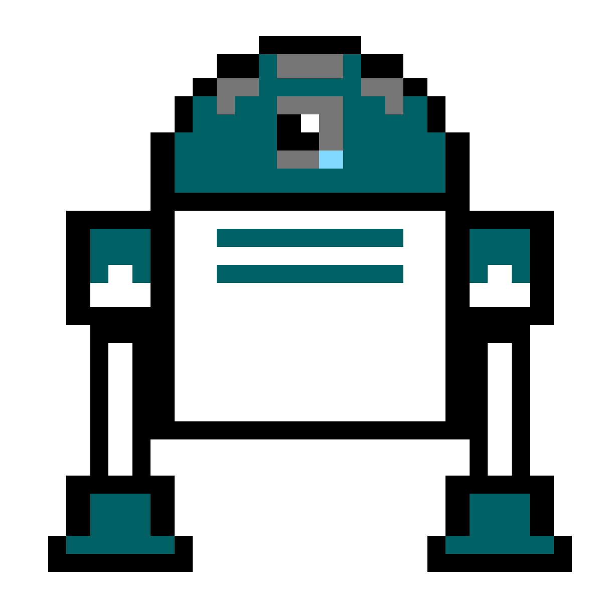 Pixilart - R2 D2 by bigman12345
