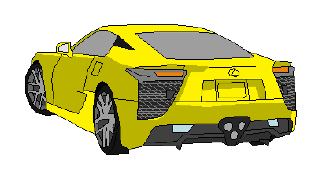 Editing lexus lfa - Free online pixel art drawing tool - Pixilart