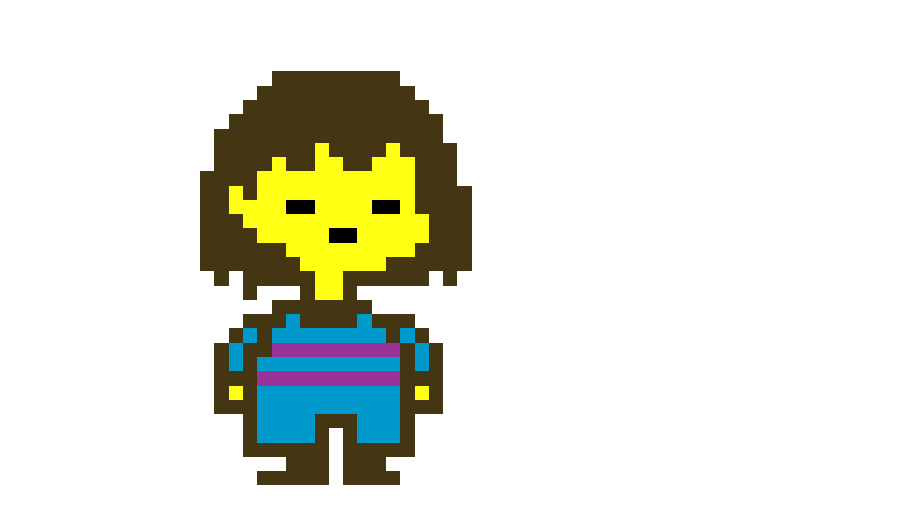 Pixilart - Frisk by SansTheSkeleton