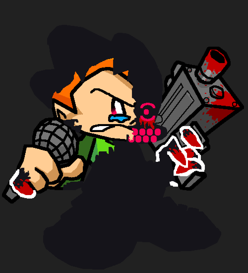 Pixilart - Corrupted Pico (2.0) by FurryNootInk