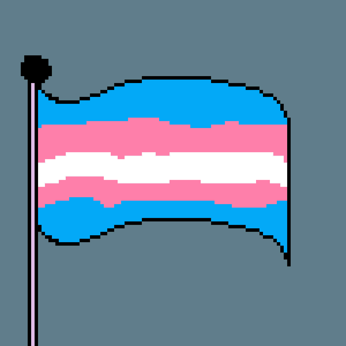 Editing Transgender flag request - Free online pixel art drawing tool ...