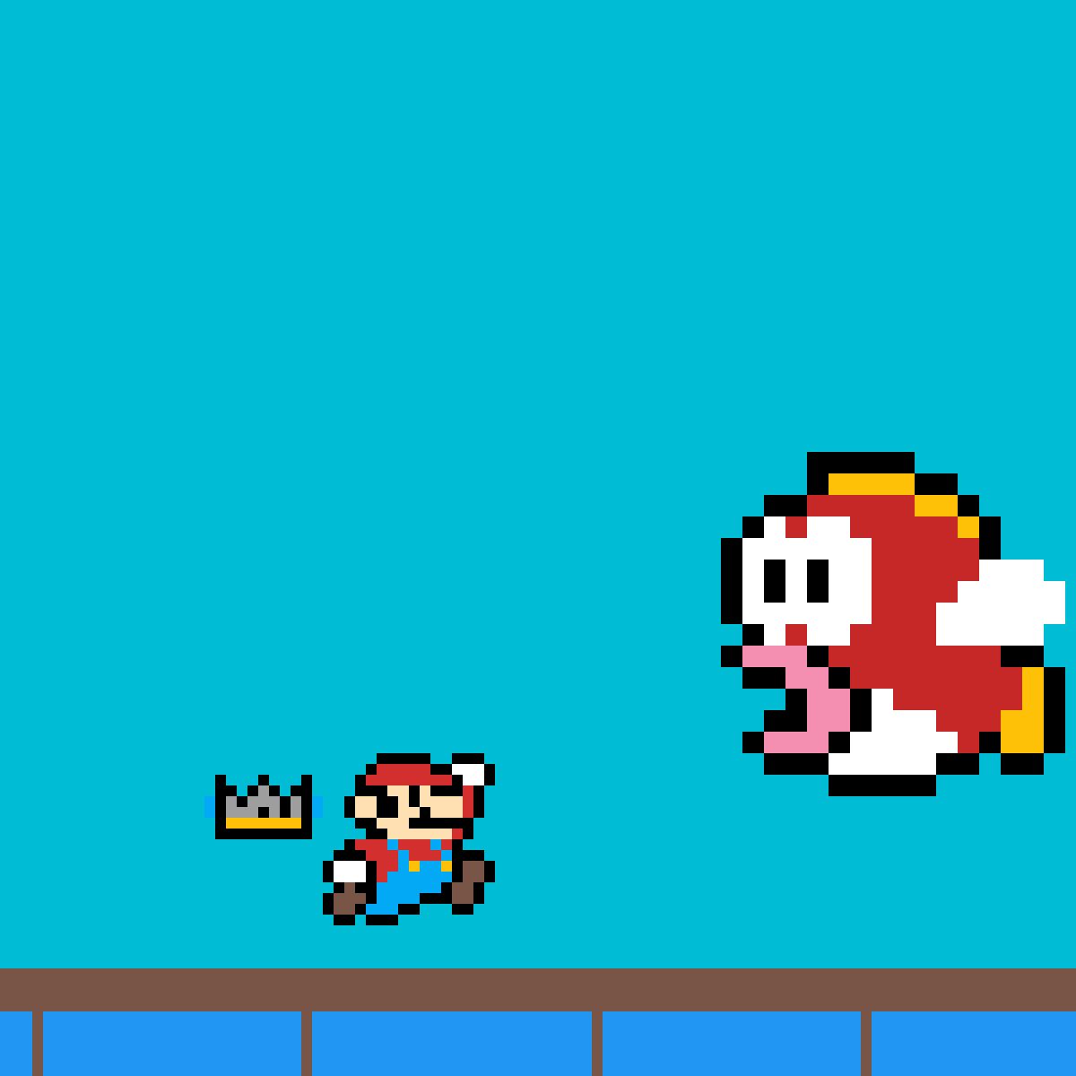 Pixilart - PMSS Big Cheep Cheep Boss by ColinthePurpBro