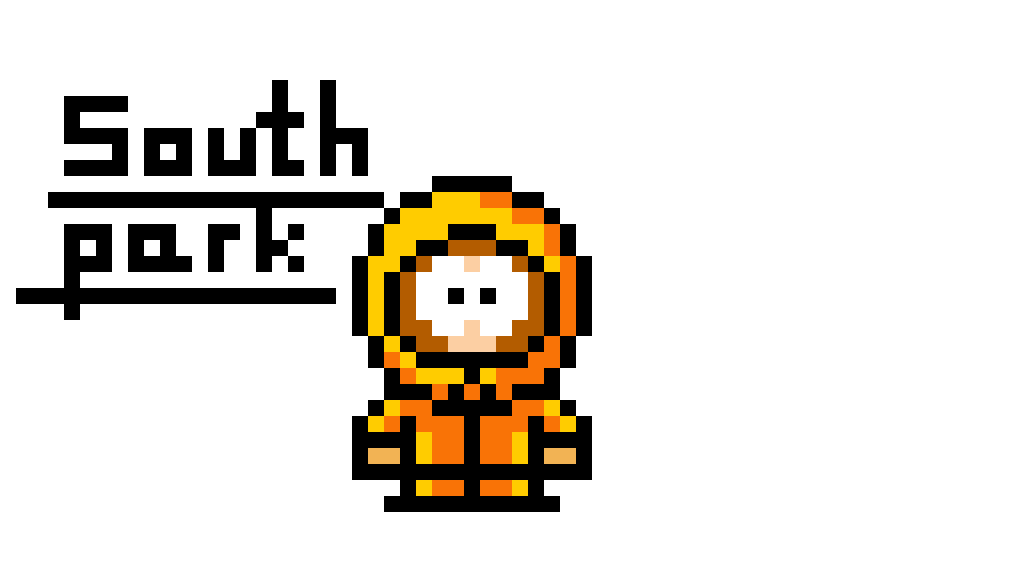 Editing south park - Free online pixel art drawing tool - Pixilart