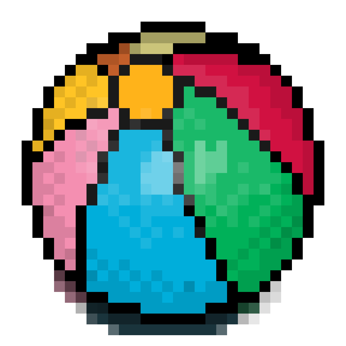 Editing Beach Ball Challenge - Free online pixel art drawing tool ...