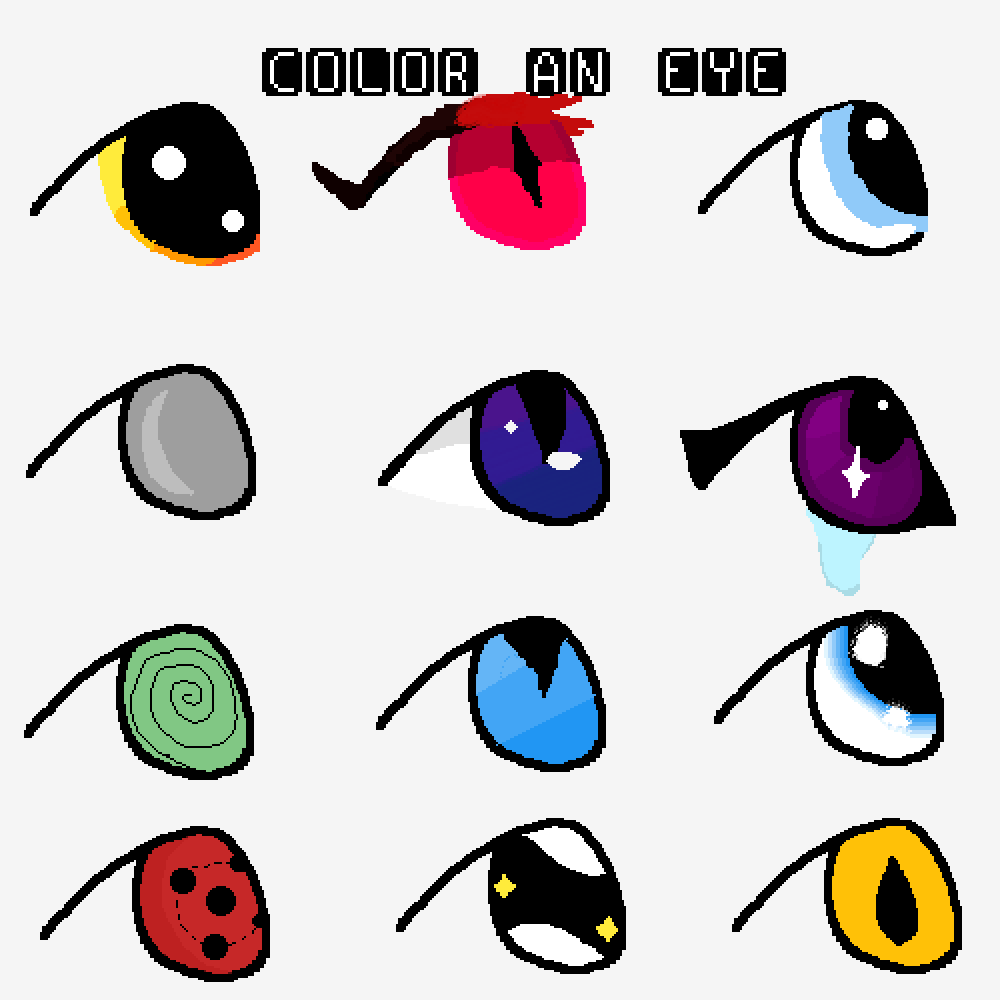Editing eyeball - Free online pixel art drawing tool - Pixilart