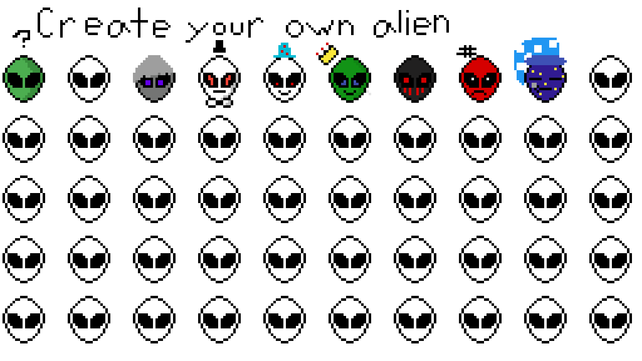 Editing Create Your Alien gif - Free online pixel art drawing tool ...